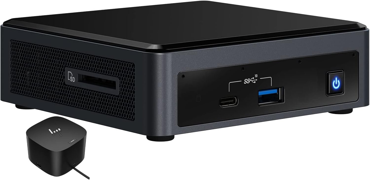 Amazon.com: Intel NUC Kit NUC10I3FNK Business Mini Desktop i3-10110U 2 ...