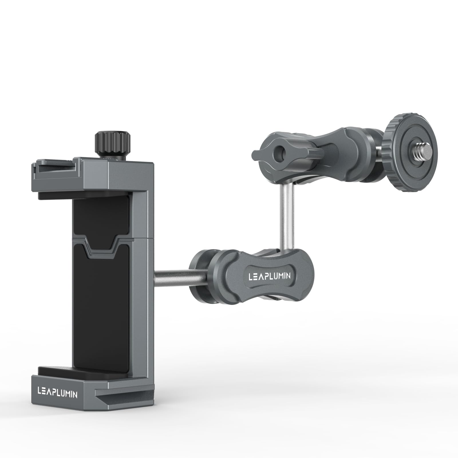 Amazon.com: Leaplumin Aluminum Phone Mount for Tripod, Adjustable Phone ...