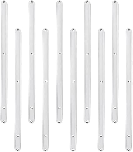 10 Pack Drawer Runners 298mm Drawer Slides White Plastic Cabinet ...
