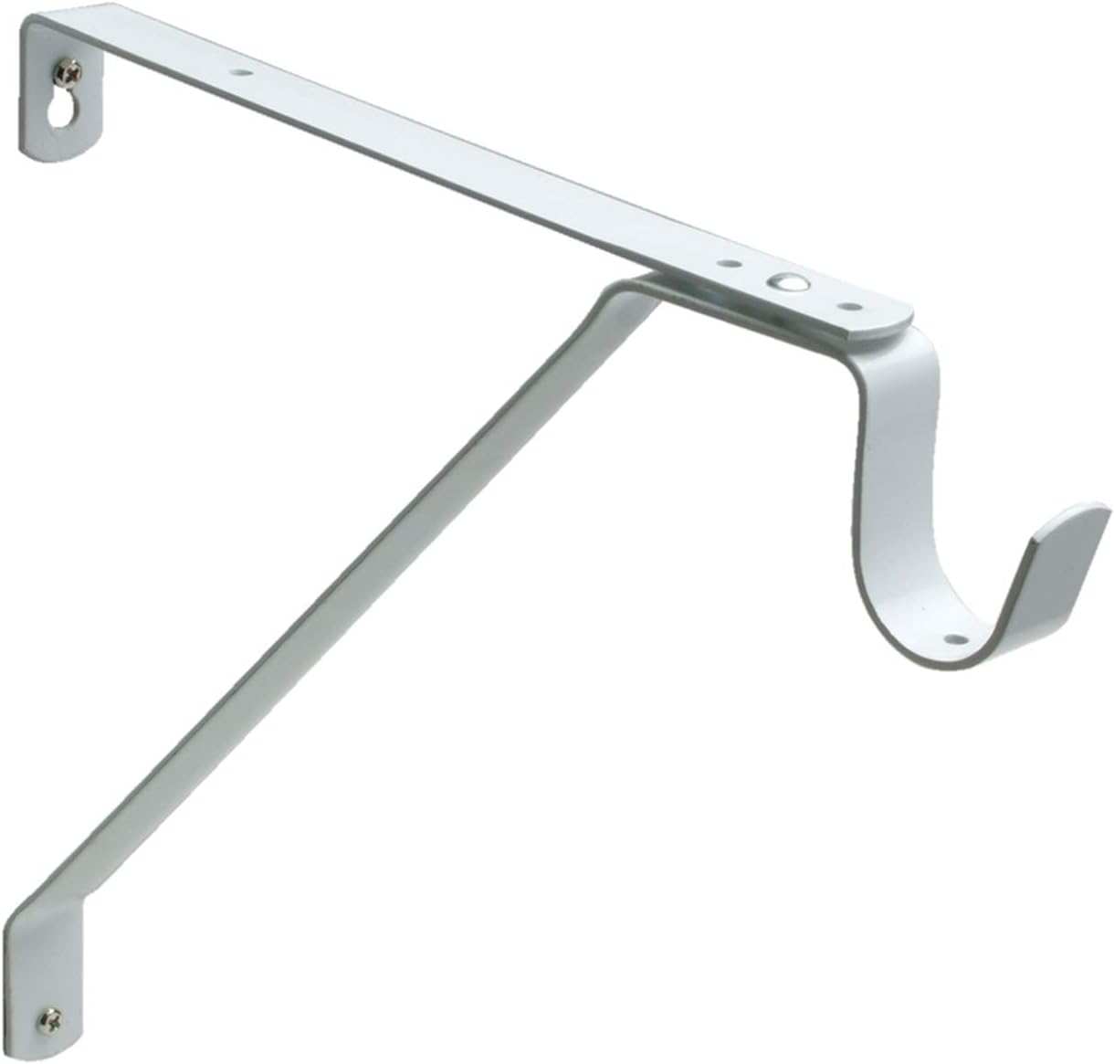 Amazon.com: Sloped Ceiling Clothes Rod Bracket (Chrome Finish) : Tools ...