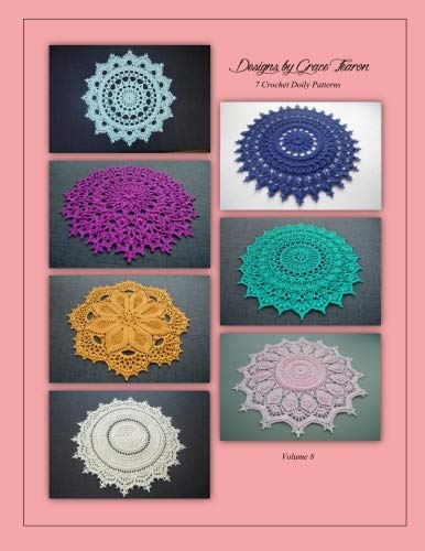 Designs by Grace Fearon, Volume 8: 7 Crochet Doily Patterns: Fearon ...