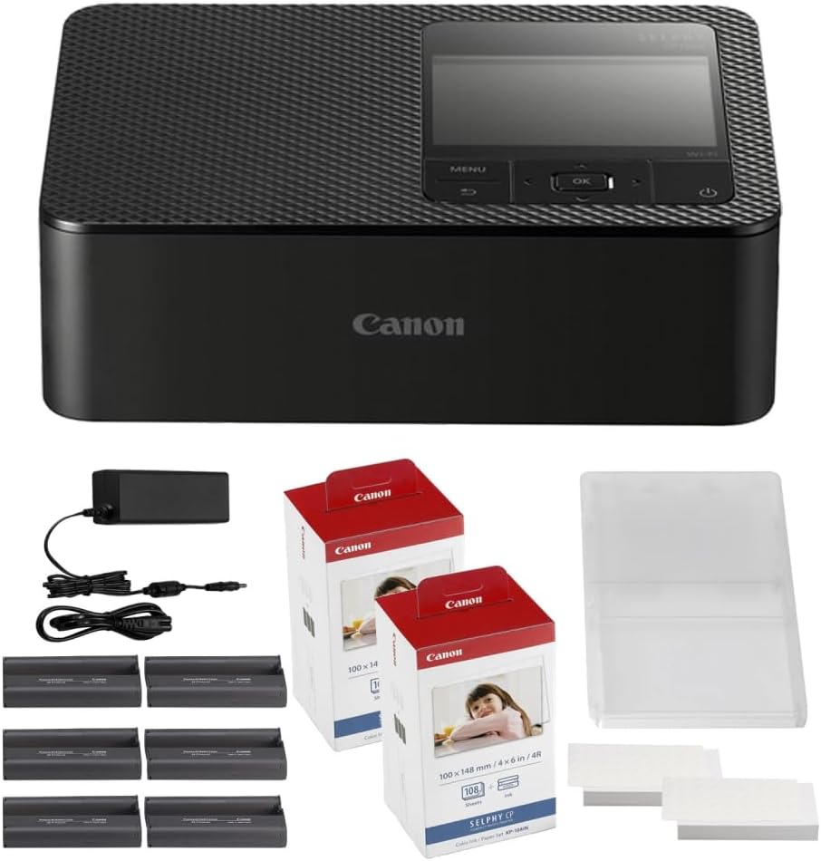 Amazon.com: Canon Selphy CP1300 Wireless Compact Photo Printer with ...