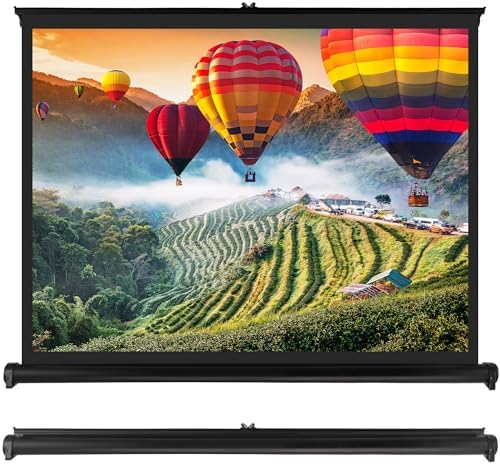 Amazon.com: Pyle 50 Inches Projector Screen Portable Floor Standing ...