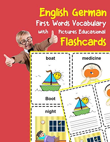 Buy English German First Words Vocabulary with Pictures Educational ...