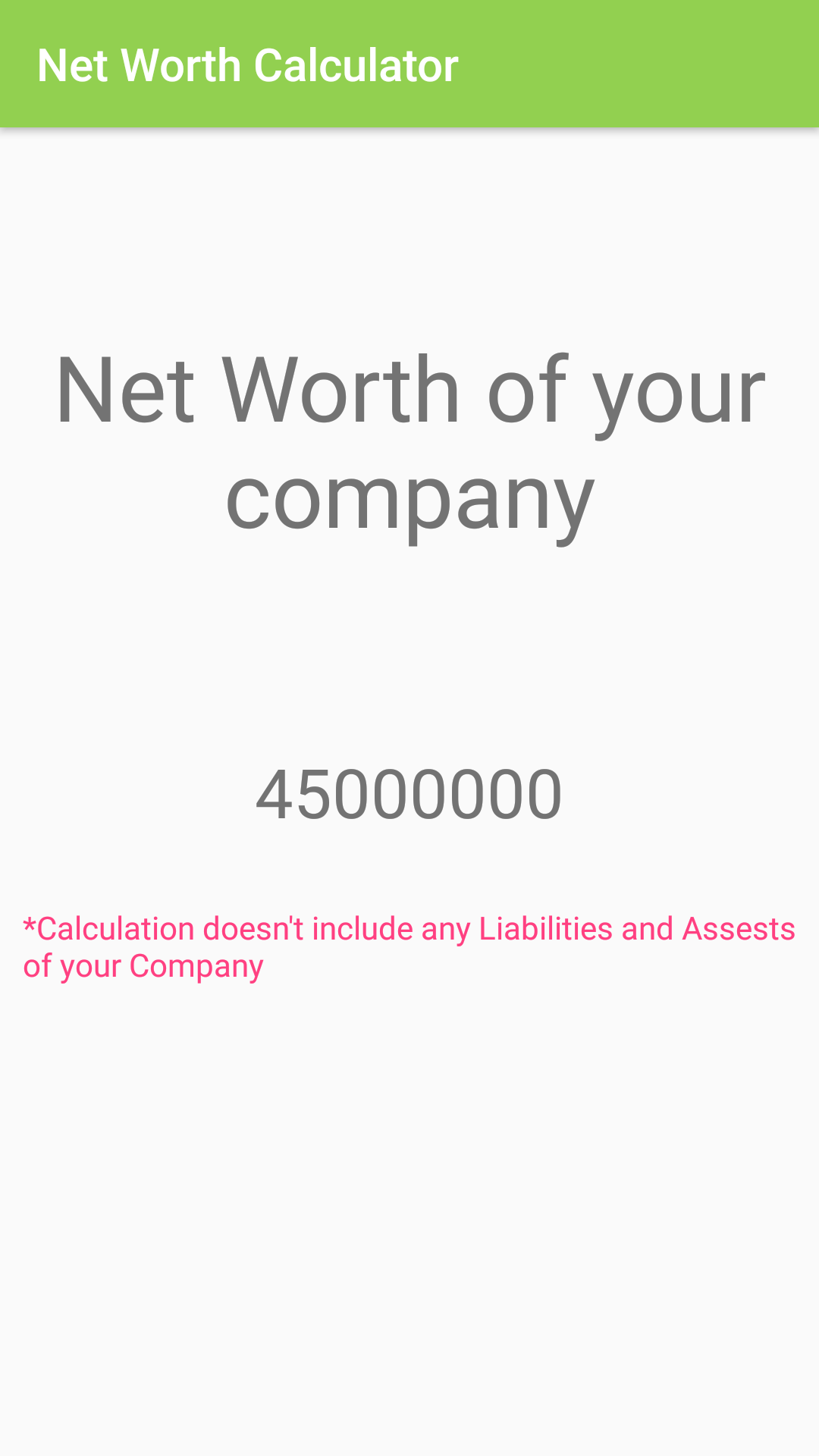 Net Worth Calculator - App on Amazon Appstore
