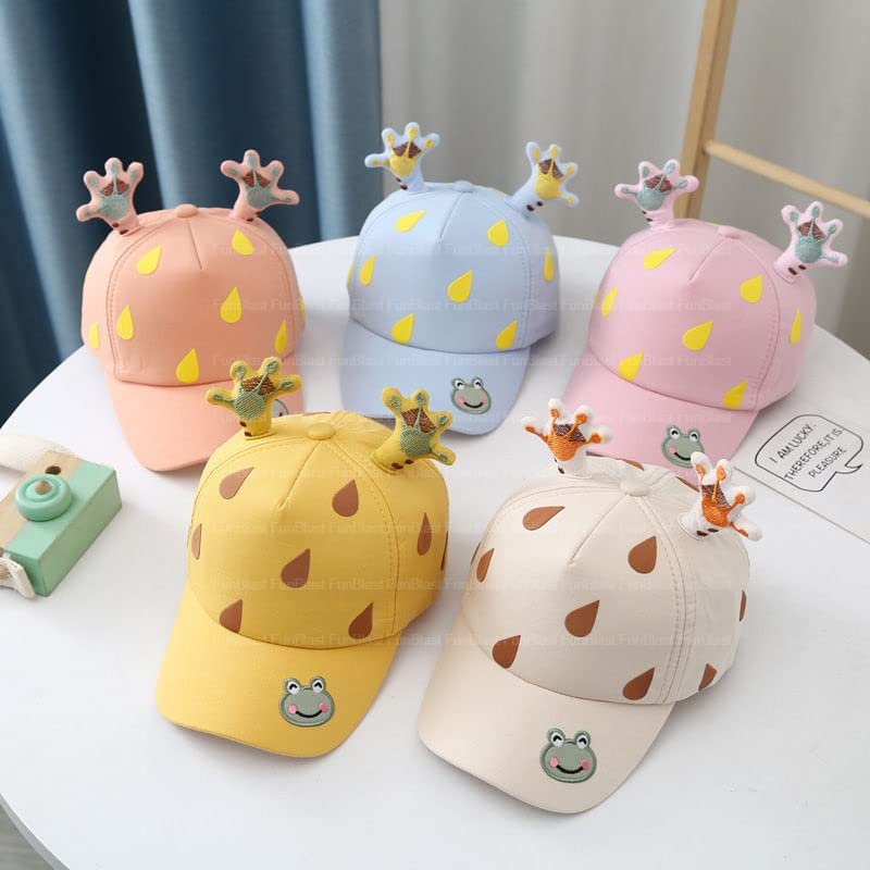 Buy FunBlast Cartoon Cap for Kids – Frog Print Cap for Boys Girls ...