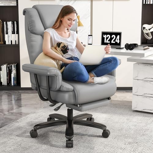 Amazon.com: LEAGOO S001 Automatic Executive Home Office Chair Electric ...