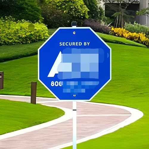 Amazon.com: Security Sign Heavy Duty 28" Yard Sign with Aluminum Panel ...