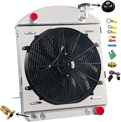 Amazon.com: ALLOYWORKS 3 Row All Aluminum Racing Radiator for 1917-1927 ...