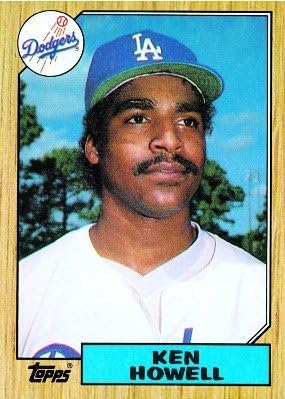 Amazon.com: 1987 Topps Baseball Card #477 Ken Howell : Collectibles ...