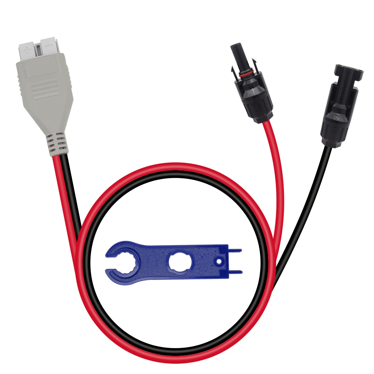 Zimuqi 3.3 Feet 10 AWG Solar Connector to Battery Quick Connector ...