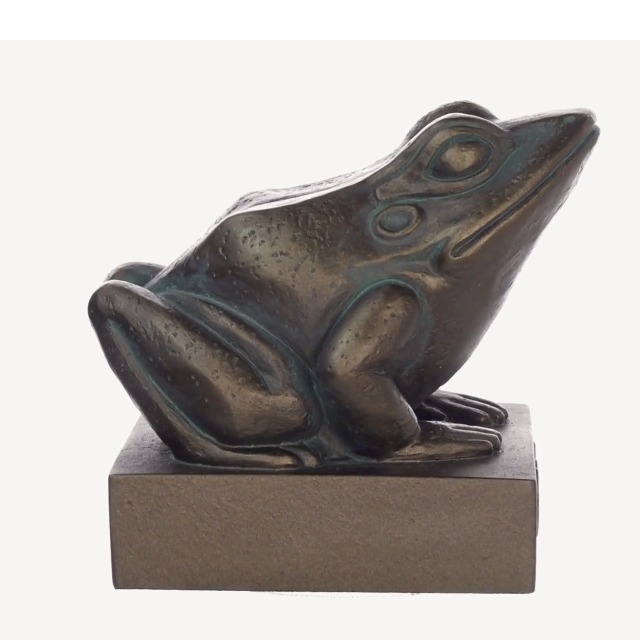 Watch Egyptian Frog Goddess Heket Kek Statue with Bronze Finish on ...
