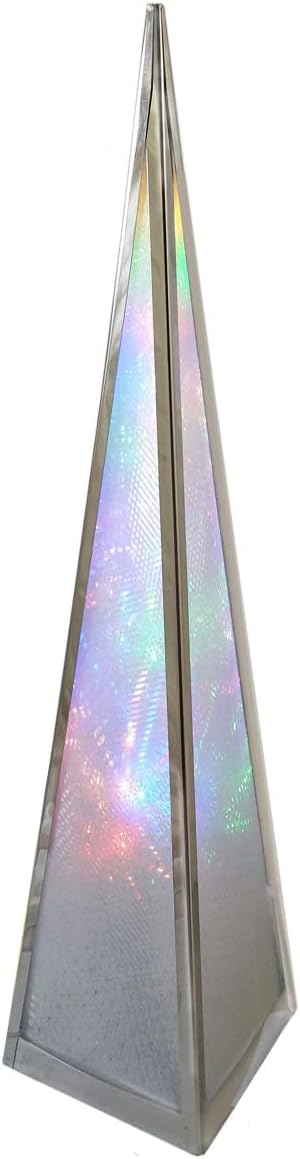 Luxa Rainbow Starburst Pyramid with Multi-Coloured LEDs | Fairy Lights ...