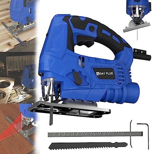 700W Compact 240V Corded Jigsaw Power Tool with Saw Blade, 2800 SPM ...