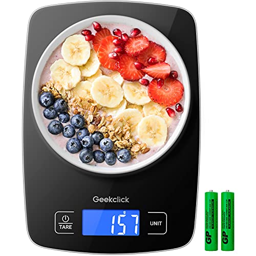 Buy Food Kitchen Scale, Geekclick 22lb Digital Scale for Food Weight ...