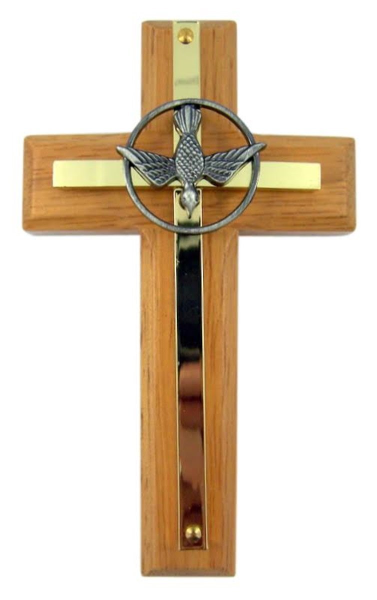 Buy singer star case Wooden Confirmation Wall Cross with Brass Overlay ...