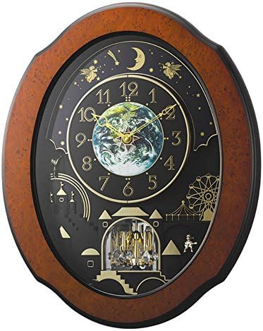 Amazon.com: Rhythm Clocks "Voyager Classic" Magic Motion Clock : Home ...