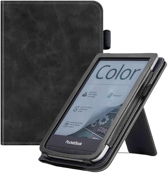 Amazon.com: Light Weight Slim Shockproof Kickstand Leather with Auto ...