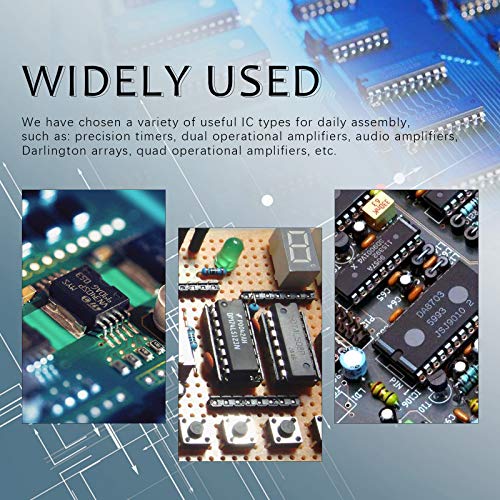 Snapklik.com : 169Pcs 21 Types Integrated Circuit Chip Assortment Kit ...