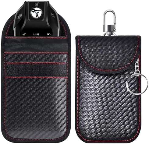 Faraday Pouch for Car Keys 2 Pack - Premium Signal Blocking RFID ...