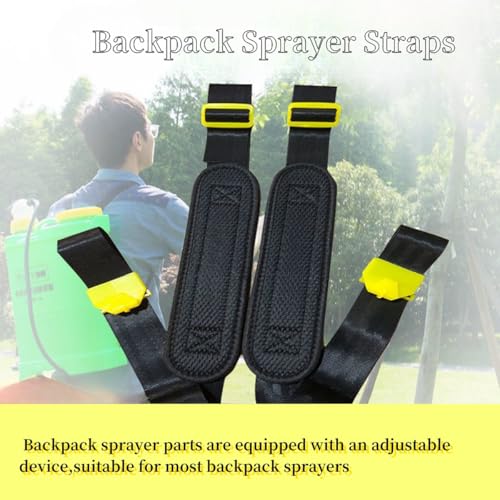 Black 2-Pair Backpack Sprayer Replacement Straps