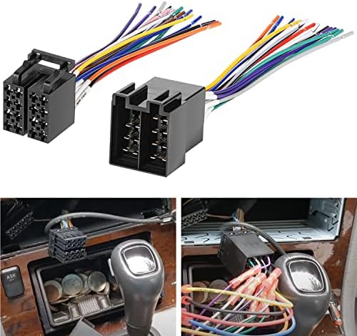 Amazon.com: RED WOLF 16 Pin ISO Radio Wiring Harness Adapter Male ...