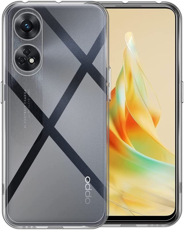 SmartPoint Shockproof TPU Glass TPU Crystal Clear Hard Back Cover Case ...