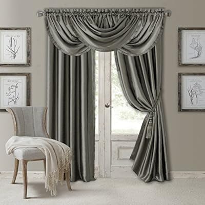 Amazon.com: 84 Inch Curtains with Matching Valance
