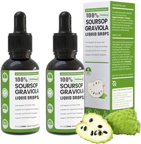 Amazon.com: Soursop Bitters Liquid,100% Pure Organic Soursop Graviola ...