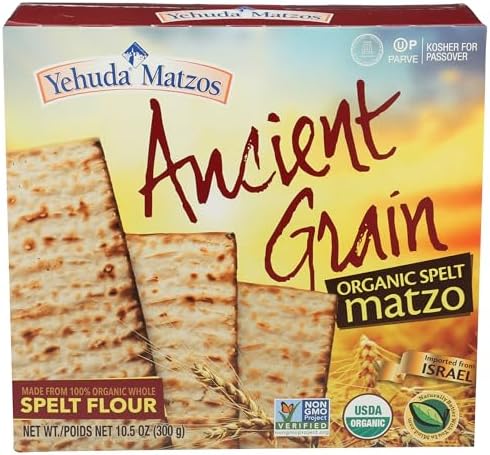 Amazon.com: YEHUDA Spelt Matzo, 10.5 OZ