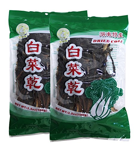 Amazon.com : 鮮曬白菜乾 Dehydrated Cole Dried cabbage - 3.5 oz (2 Packs ...