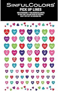 Amazon.com: Sinful Colors Pick Up Lines Nail Stickers, 87 No Dry Time ...