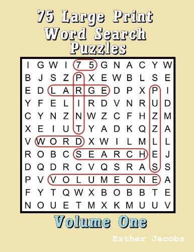 Buy 75 Large Print Word Search Puzzles: Volume One Book Online at Low ...