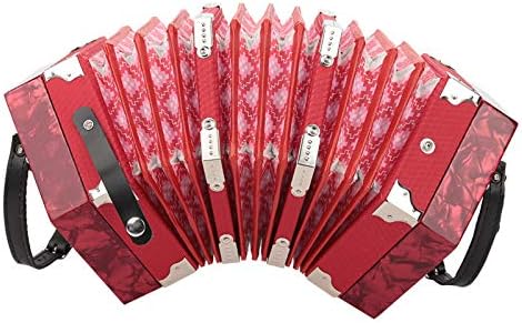 Professional 20 Buttons Accordion Instrument, Concertina with a Bag for ...