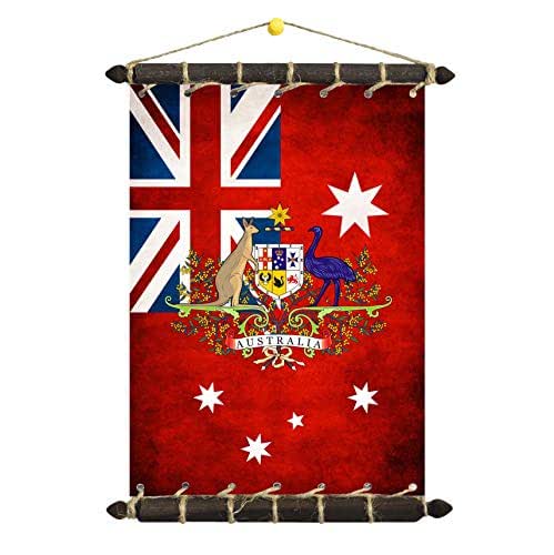 Amazon.com: Commonwealth of Australia Flag Standard Coat of Arms on ...