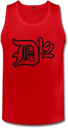 Amazon.com: ZIYUAN Men's D12 Logo Tank Top XXL Red : Clothing, Shoes ...