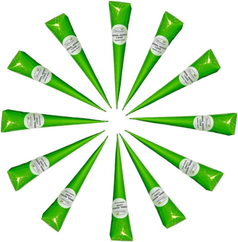 Amazon.com : Hennaco Herbal Hair Dye Cones, Natural & Pure Hair ...