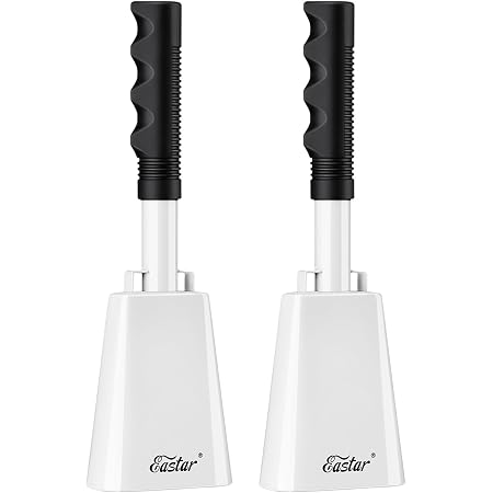 Amazon.com: 9 Inch Cowbell with Handle Cheering Bell for Sports Events ...