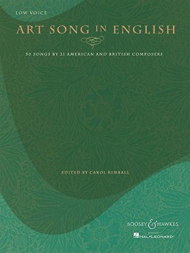 Art Song in English: Carol Kimball: 9781423418320: Amazon.com: Books