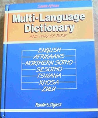 South Africa Multilanguage Dictionary : Reader's Digest, Reynierse ...