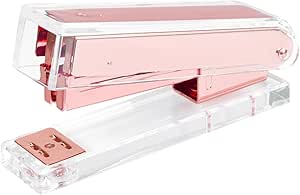 Amazon.com : Honagu Clear Acrylic Stapler, Desktop Stapler, Office ...