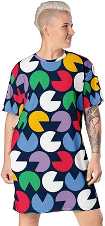KDPF Braveheart Pacman T-Shirt Dress at Amazon Women’s Clothing store