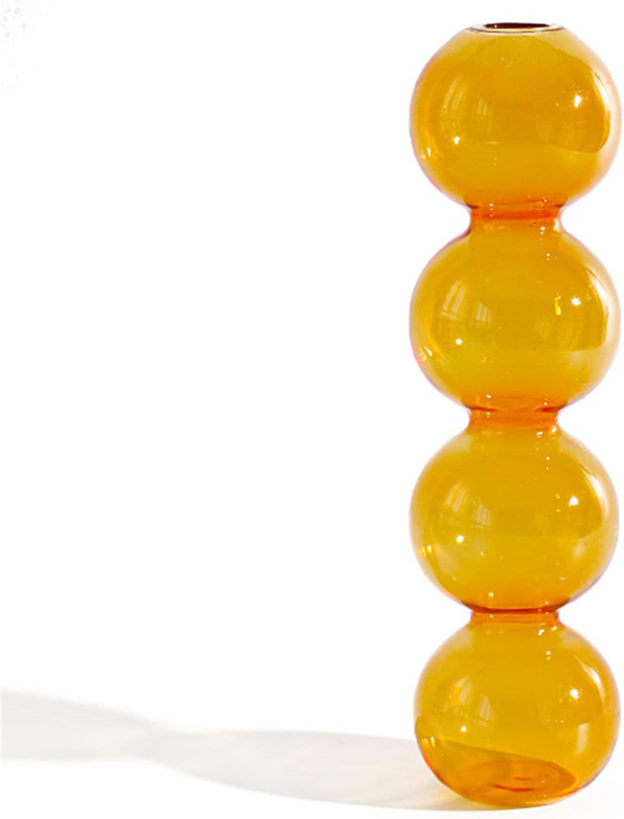 Amazon.com: BLOFLO Transparent Glass Hydroponic Flower Vase, 7-Inch ...