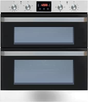 Matrix built-under double electric oven, stainless steel : Amazon.co.uk ...