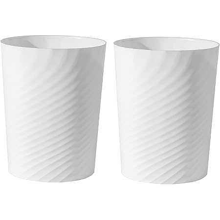 Amazon.com: UUJOLY Plastic Small Trash Can Wastebasket, Garbage ...