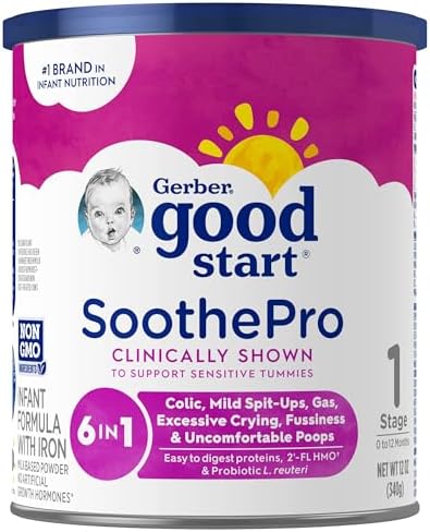 Amazon.com: Gerber Good Start Baby Formula Powder, SoothePro Comforting ...