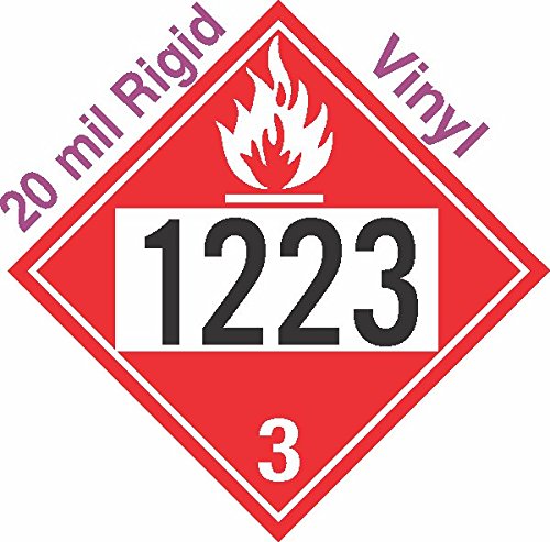 GC Labels-R309c1223, Flammable Class 3 UN1223 20mil Rigid Vinyl DOT ...