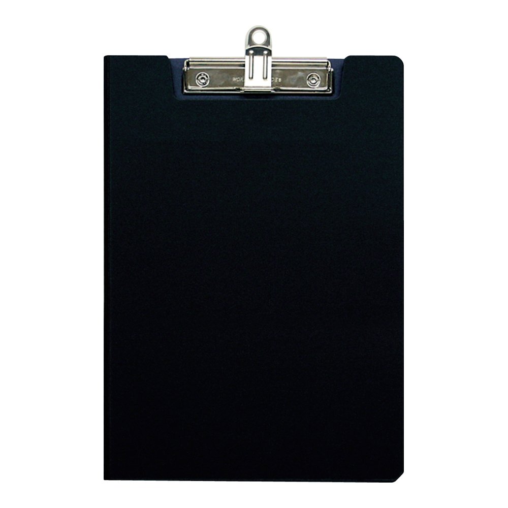 Amazon | ナカバヤシ クリップボード・カバータイプ ブラック QBC-A4E-D [オフィス用品] | クリップファイル・ボード | 文房具・オフィス用品