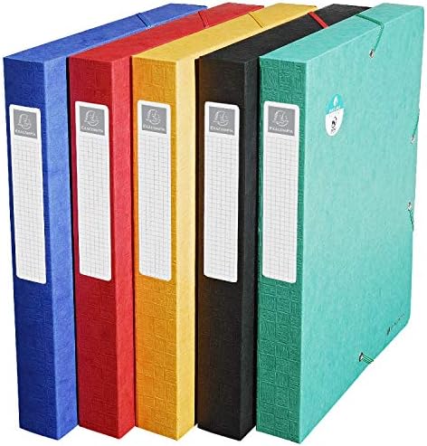 Exacompta - Ref 59560E - Aquarel Collection - Elasticated Filing Boxes ...