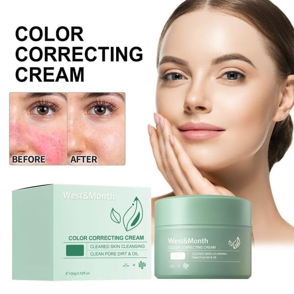 West&Mooth Crema de tratamiento correctora de color, crema hidratante ...